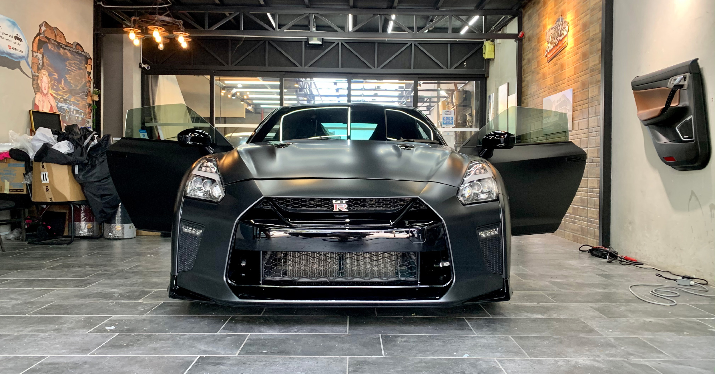 Nissan GT-R with XPEL Matte PPF